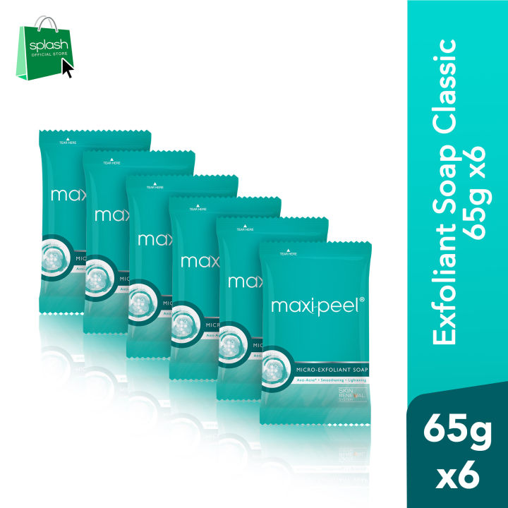 Maxi-Peel Micro Exfoliant Bar Soap Classic Anti-Acne Whitening 65g Set ...