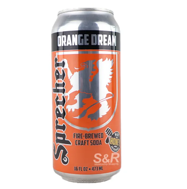 Sprecher Orange Dream Fire-Brewed Craft Soda 473mL | Lazada PH