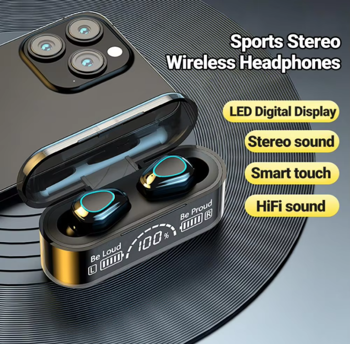 G35b Bluetooth Earphones Powerbank Earbuds Wireless Gaming Headset Hi ...
