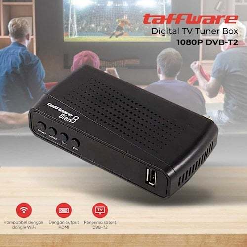 Set Top Box TV Digital New Taffware Setbok Untuk TV Tabung STB TV Box ...