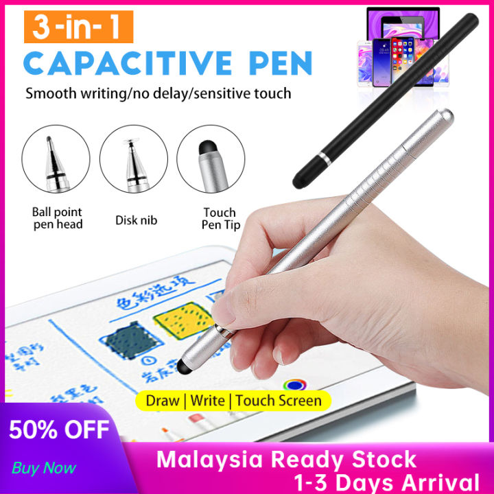3 in 1 Stylus pen Universal Capacitive Pencil Active Stylus Screen Pen ... 3 in 1 Stylus pen Universal Capacitive Pencil Active Stylus Screen Pen ...
