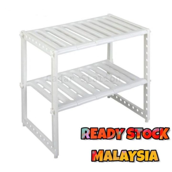 Rak Bawah Sinki (Boleh Dipanjangkan) / Rak Letak Barang Dapur ...
