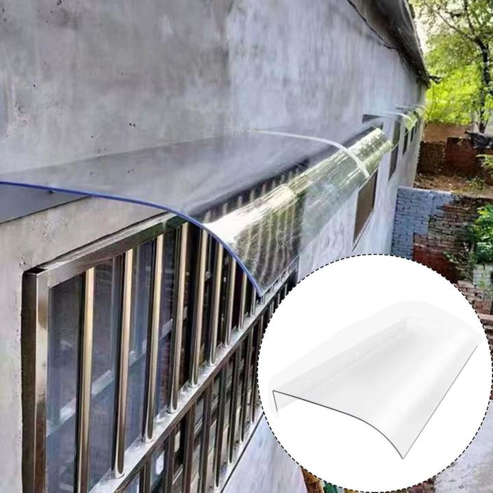 Gazechimp Awnings Window Canopy Garden and Patio PC Cover Clear for ...