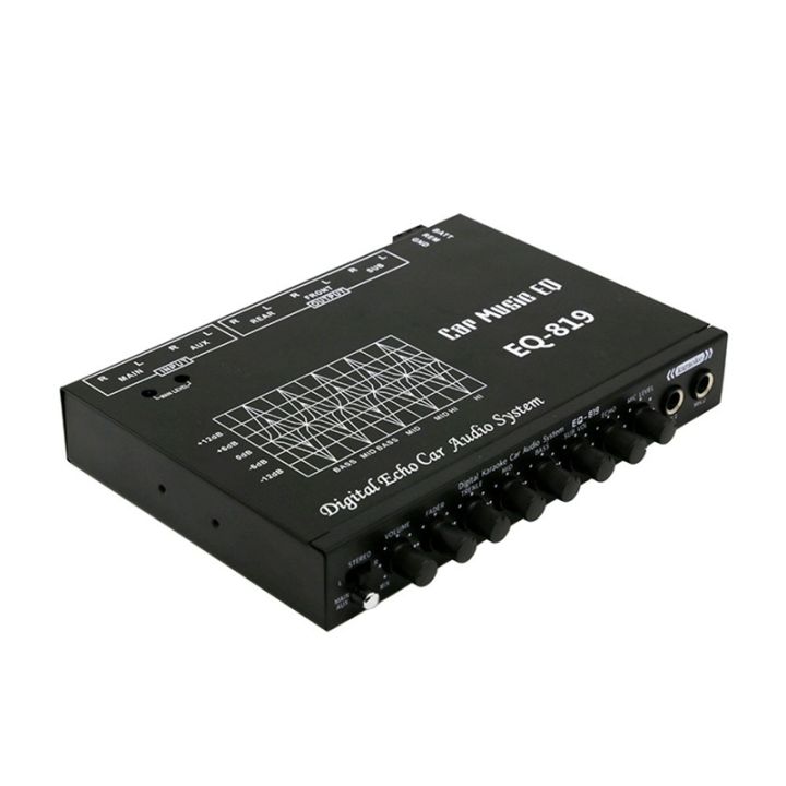 Eq 819 Multifunctional Car Audio Eq Tuning Crossover Amplifier