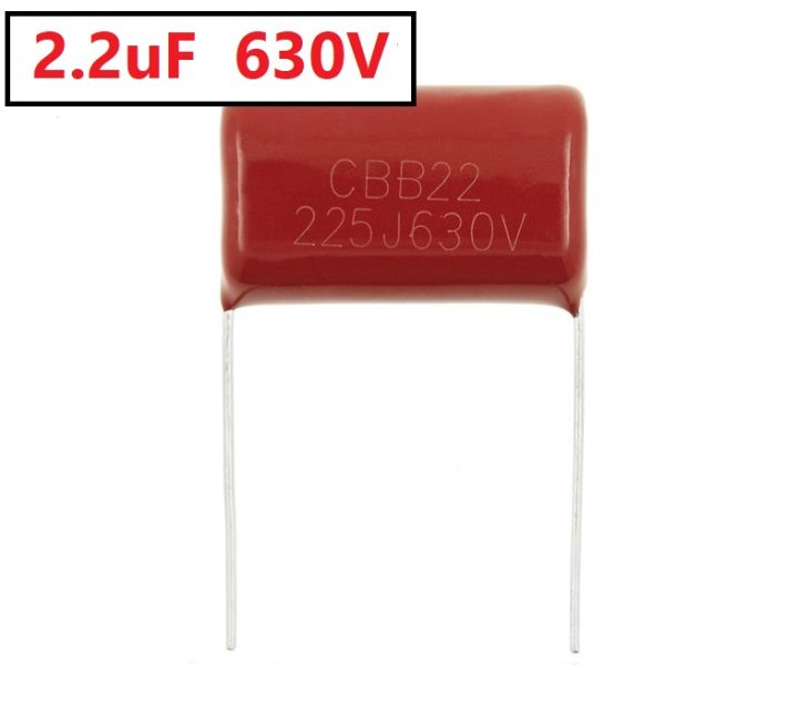 Capacitor 2.2uF 630V 2200NF CBB22 225j ไมล่า คาปาซิเตอร์ Metallized ...