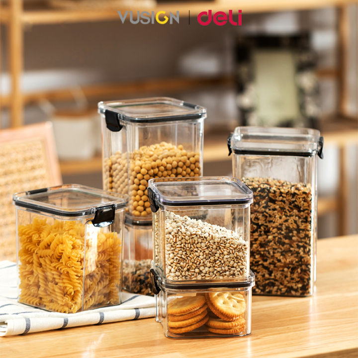 Vuisgn by Deli Kitchen Stackable Food Storage Container Sealed ...