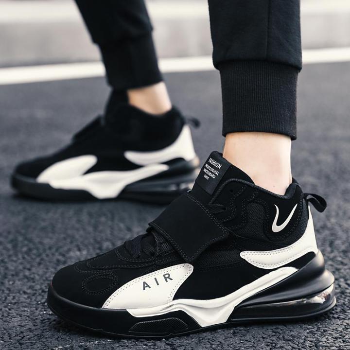 39-45 Men High-top Basketball Shoes Lightweight Men Air Cushion Outdoor ...