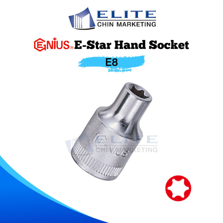 E-Start Socket/ Estar Torque/ Torx-type Box Socket/ Star E-Type Hand ...