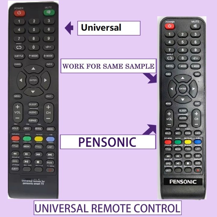 COD SATA Universal remote control for astron smart tv / Pensonic smart ...