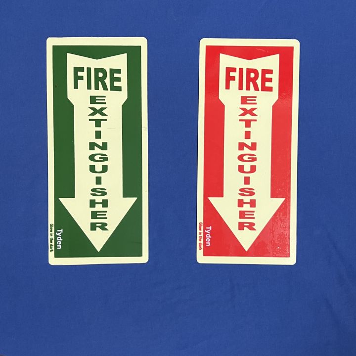 A-Mart Glow in the Dark High Impact Plastic Fire Extinguisher Vertical ...