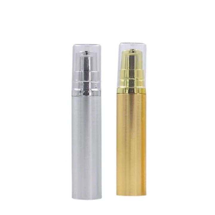 Botol Pump 10ml Airless Gold Silver / Botol Serum 10ml Aesthetic ...