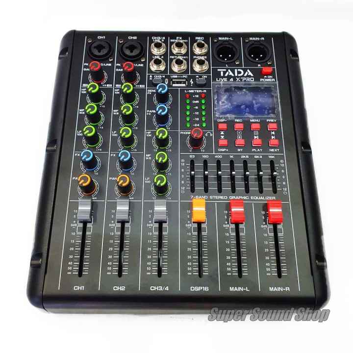 มิกเซอร์ MIXER TADA LIVE 4 เอฟเฟกแท้ มิกซ์เซอร์ ยี่ห้อ tada ทาดา สามารถ ...
