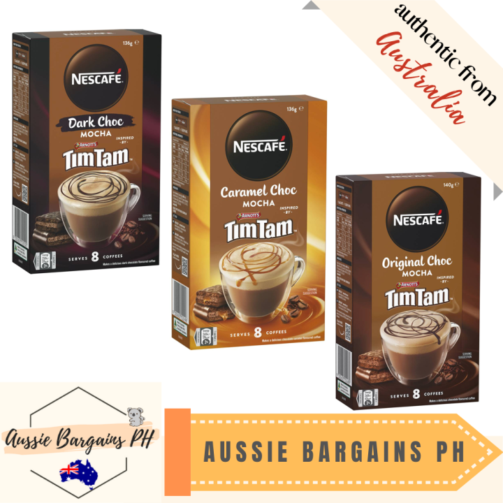 NESCAFE Tim Tam Range Mocha Flavored 8 packs - Dark, Original and ...