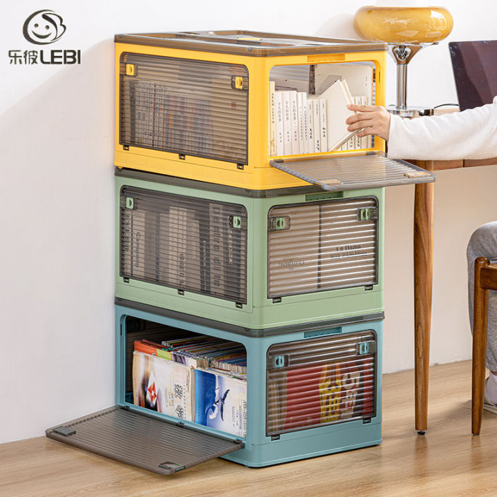 LEBI กล่องเก็บของพับได้กล่องตกแต่งเสื้อผ้าของเล่นกล่องเก็บตู้เสื้อผ้า ...