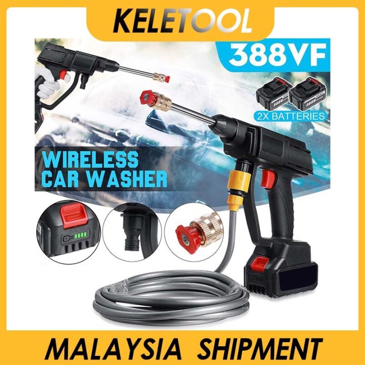 cordless water jet car wash water jet pump high pressure car wash waterjet water gun powerful ...