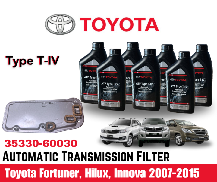 Toyota Automatic Transmission Filter with T-IV fluid 7L for Toyota ...
