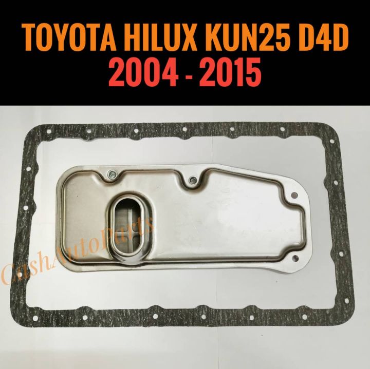 TOYOTA HILUX KUN25 D4D (2004-2015) AUTO TRANSMISSION FILTER KIT SET ...