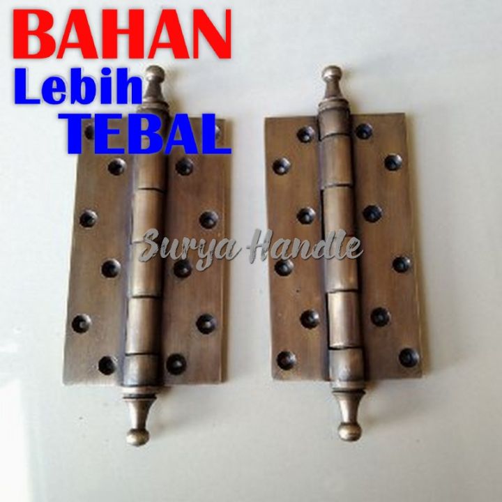 Engsel Pintu 6"inch Engsel Pintu Jendela Antik Kuningan | Lazada Indonesia