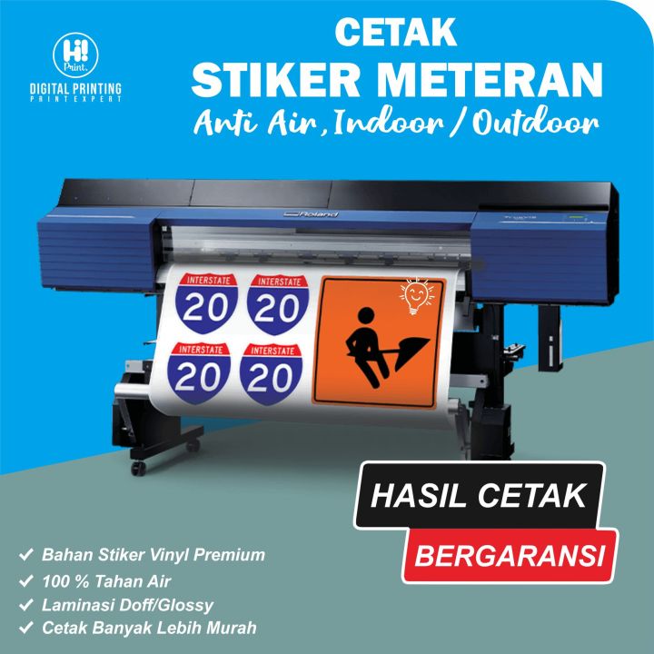 Cetak Stiker Meteran | Lazada Indonesia