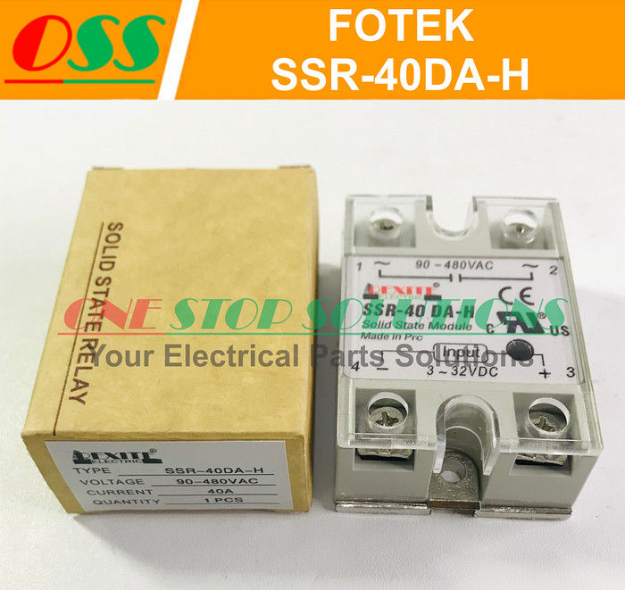 FOTEK SSR-40DA-H / SSR 40DAH Solid State Relay Fotek 40 Amper - M IG | Lazada Indonesia