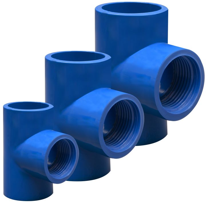 MOLDEX BLUE Threaded Tee 90 PVC fittings for clean water system | Lazada PH