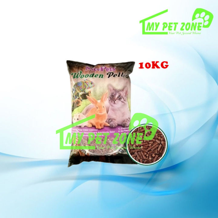 NicePets Natural Wooden Tropical Brown Wood Pellet Cat Litter 10KG | Lazada