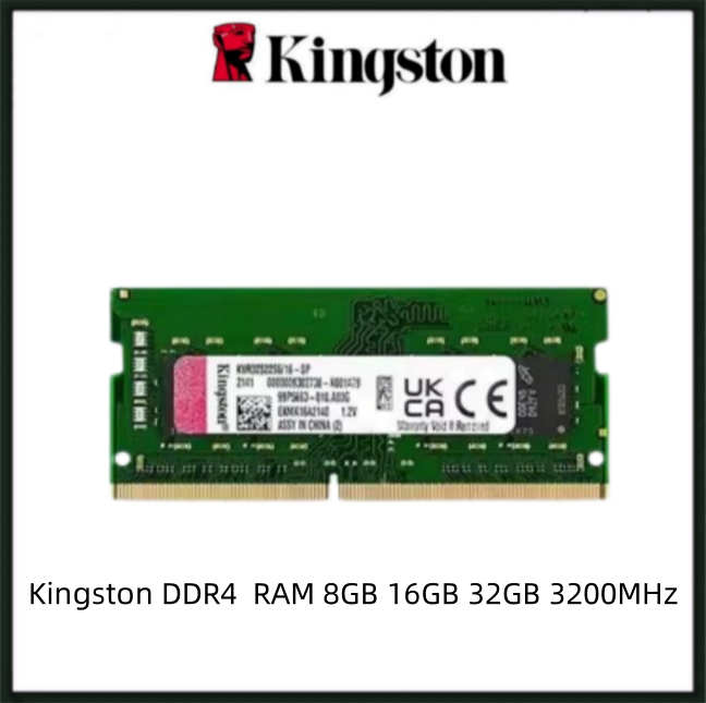 Kingston DDR4 RAM 8GB 16GB 32GB SODIMM 3200MHz Notebook Ram Memory ...