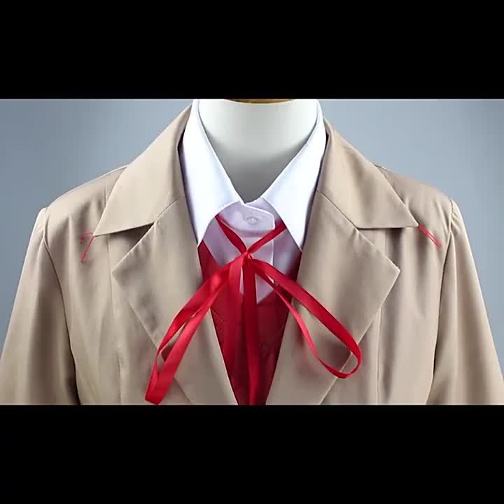 Anime Doki Doki Literature Club Monika Cosplay Costumes Sayori Yuri ...