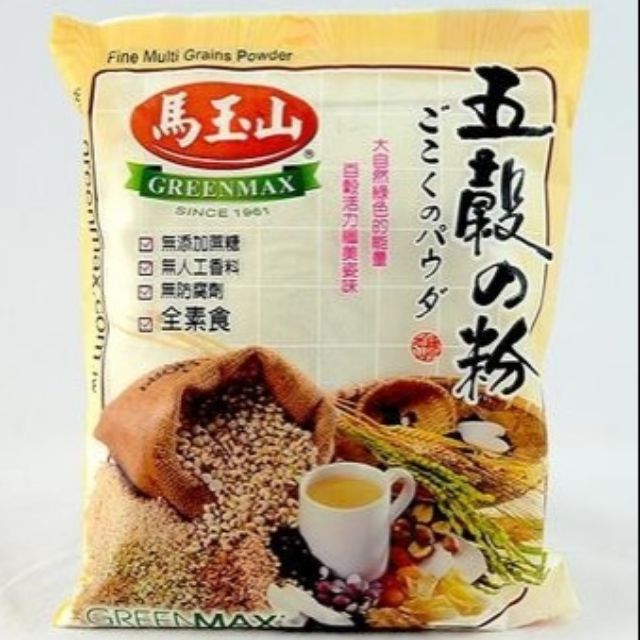 GREENMAX 5 GRAINS POWDER 马玉山五谷粉 600G EXP: 11/2026 | Lazada
