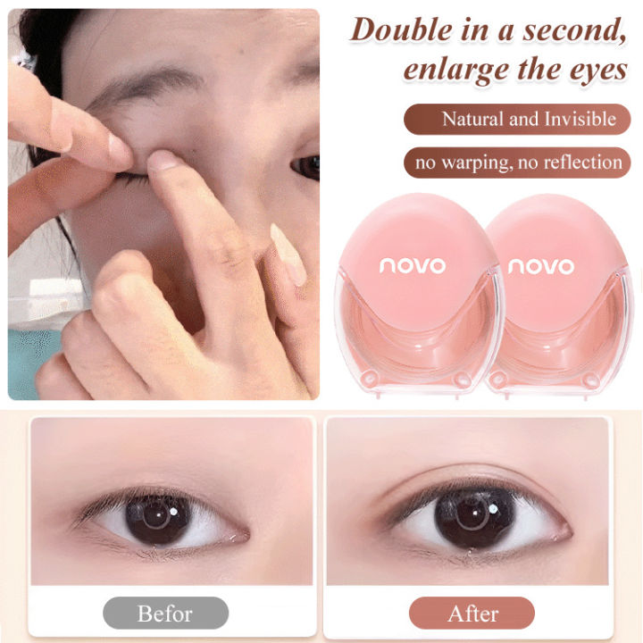 Seamless double eyelid patch for natural invisible single eyelid and ...