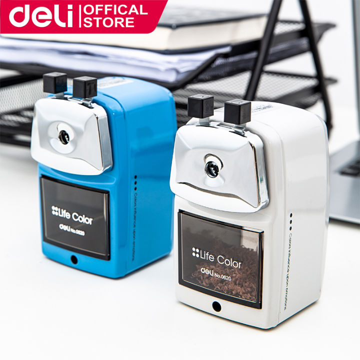 Deli Pencil Sharpener Manual Table Type Heavy Duty Office School ...