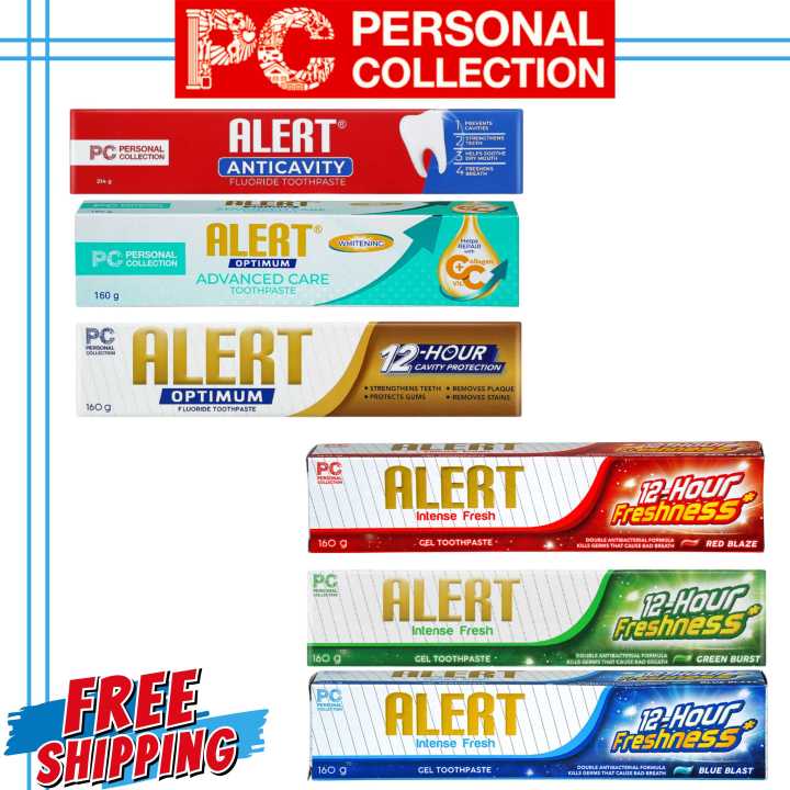 Personal Collection Alert Toothpastes 160g | Lazada PH