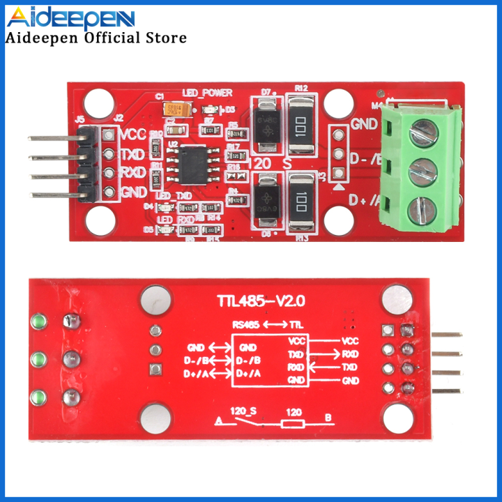 Aideepen Ttl To Rs485 Module 485 To Serial Port Uart Level Conversion