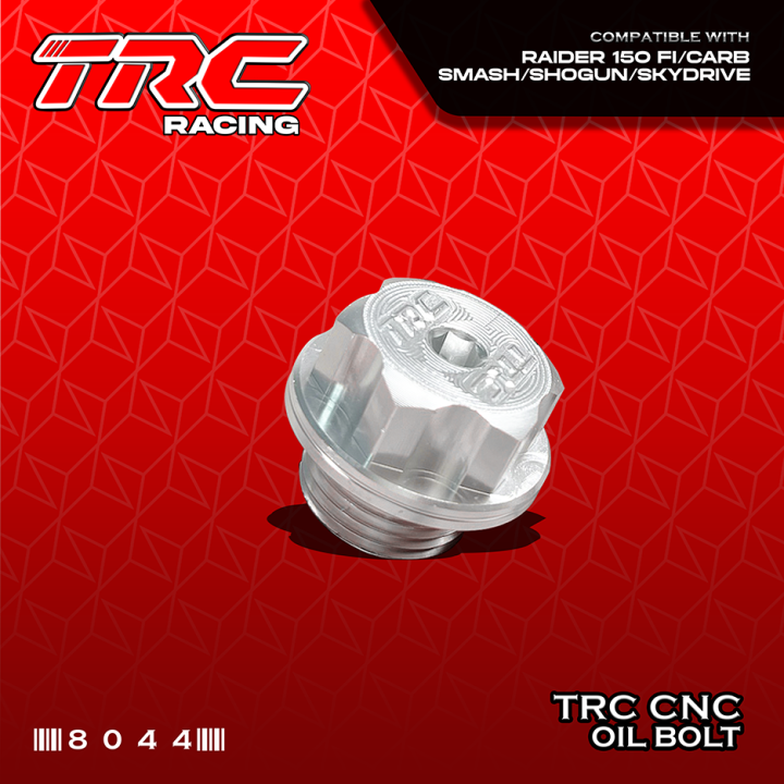 TRC Racing Alloy CNC Oil Bolt CAP for Raider 150 CARB / Fi Smash Shogun ...
