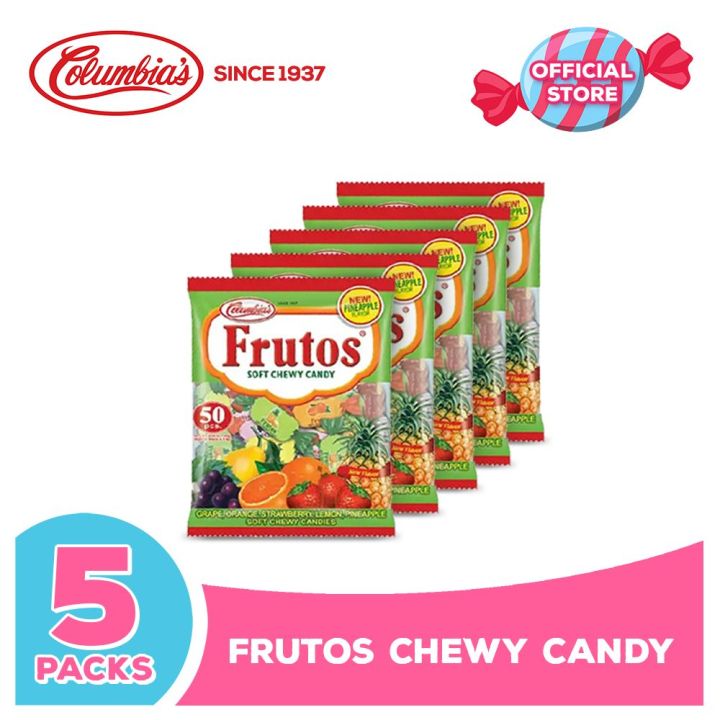 Columbia Candies: Frutos Original Chewy Candy Bundle of 5 | Lazada PH
