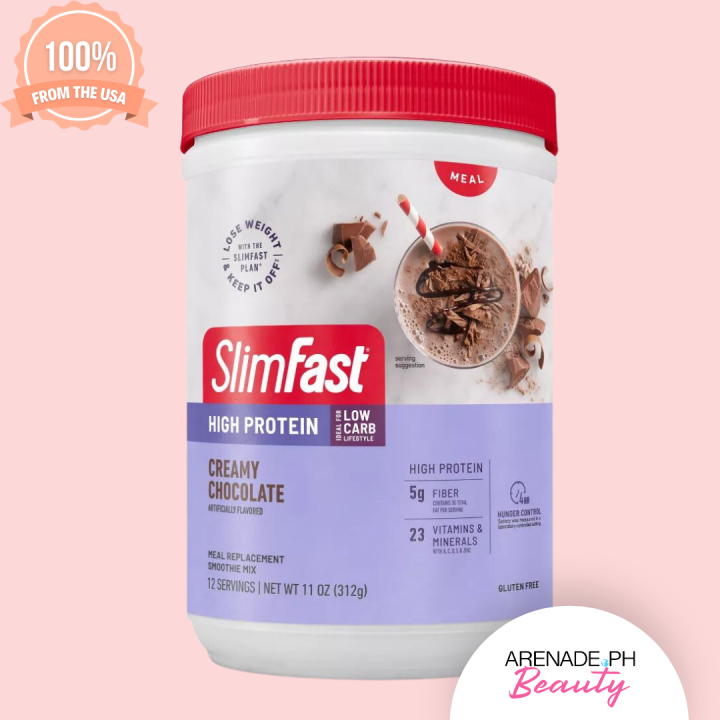 Slimfast Advanced Nutrition Smoothie Mix 20 g High Protein Creamy ...