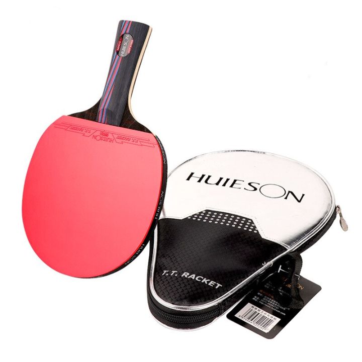 Carbon King 9.8 Table Tennis Racket Pimples In, 5-Ply Professional Ping ...
