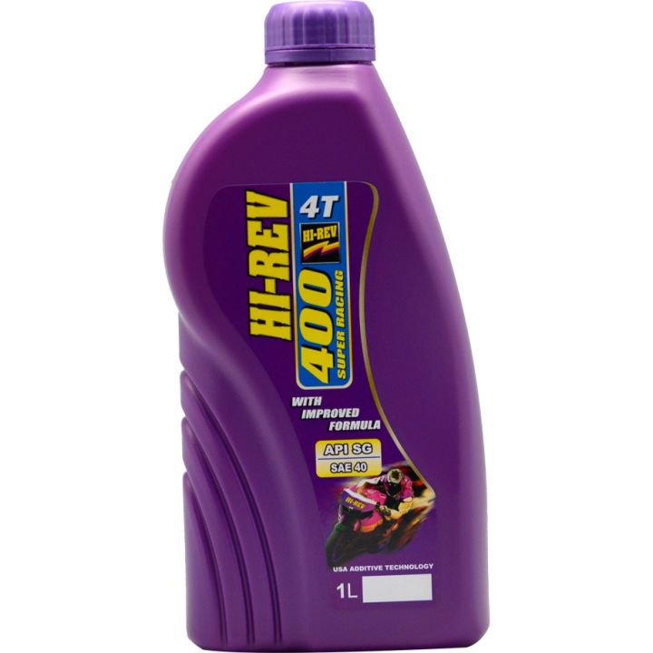 Original Hirev Hi-rev 4T 400 SAE40 Engine Oil Minyak Hitam Murah | Lazada