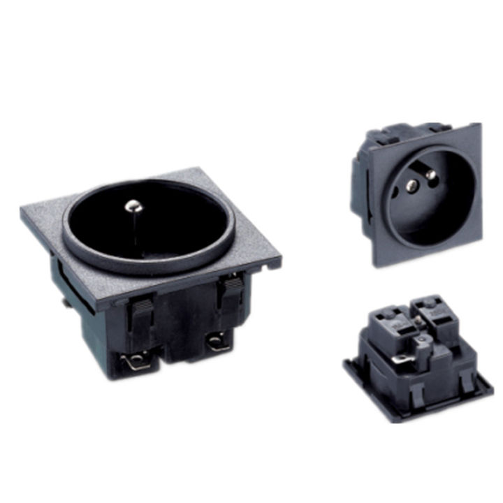 250v 16a France Ac Pdu Ups French Power Desk Outlet Embedded Electrical ...