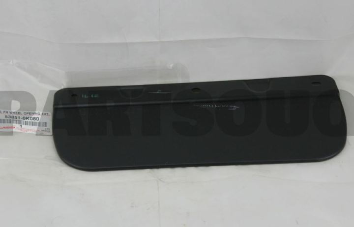 (ของแท้) 53851-0K080 พลาสติกกันหินกระเด็น โตโยต้า ฟอร์จูนเนอร์ Toyota ...