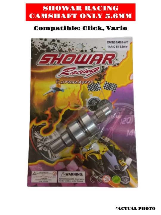 SHOWAR RACING CAMSHAFT ONLY SIZE: 5.6MM COMPATIBLE: HONDA CLICK125 ...