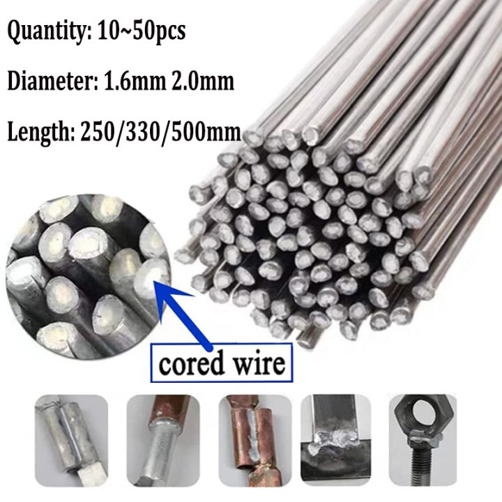 10~50Pcs No Need Solder Powder Aluminum Welding Rod Brazing Low ...
