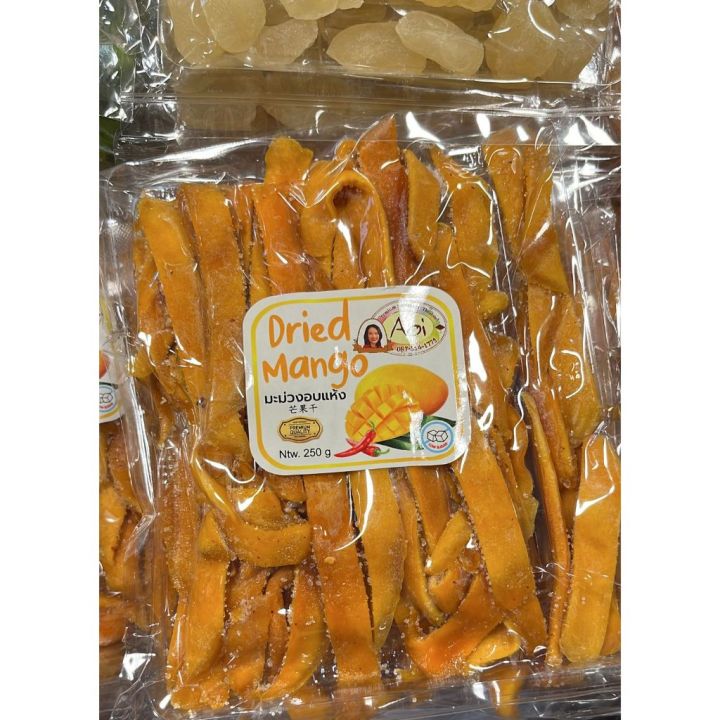 Snack Cemilan Buah mangga Kering Dried Mango AOI 250 Gr Ada Original ...
