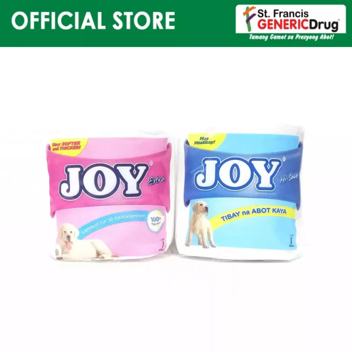 Joy® Bathroom Tissue 2- Ply (Sold by 3 Rolls) | Lazada PH