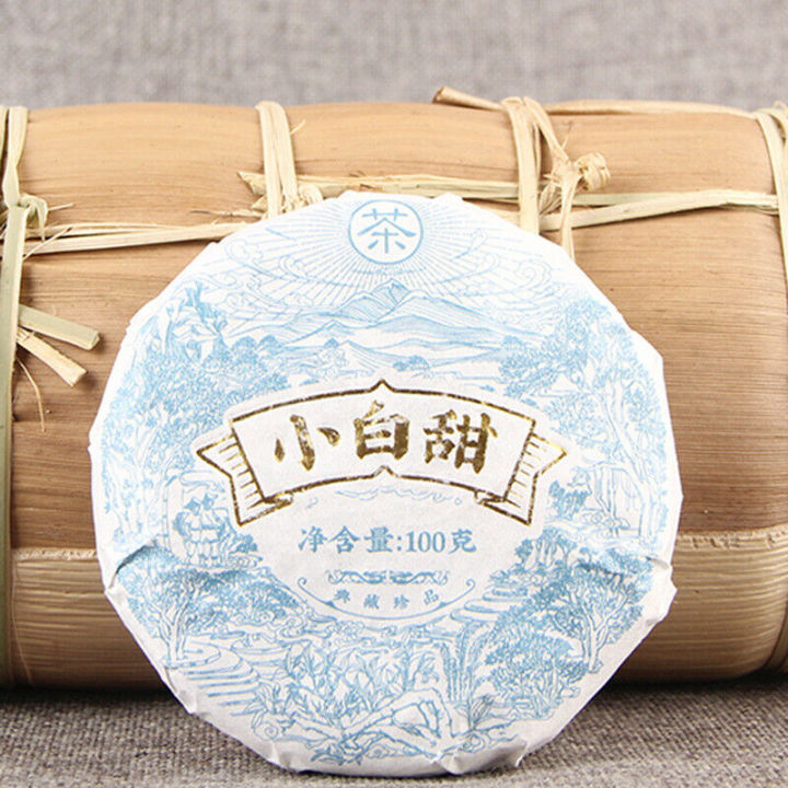 100g Chinese White Tea Cake Natural Ancient Tree Xiao Bai Tian High ...