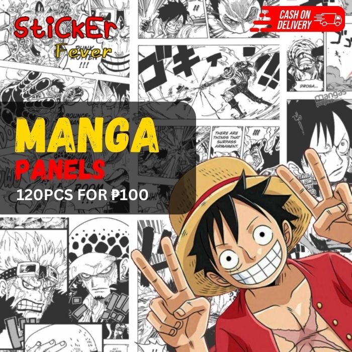 Anime Manga Panels Wall Decoration Manga Sticker size A6 4x6 inch ONE ...
