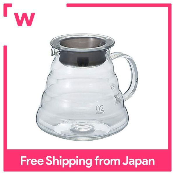 HARIO V60 range server coffee drip 600ml clear XGS-60TB | Lazada