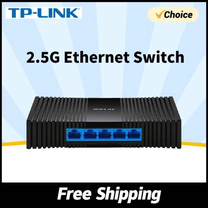 TP-Link 5 Port 2.5Gbps Ethernet Switch 2500M Network RJ45 Plug&Play Networking Hub Internet ...