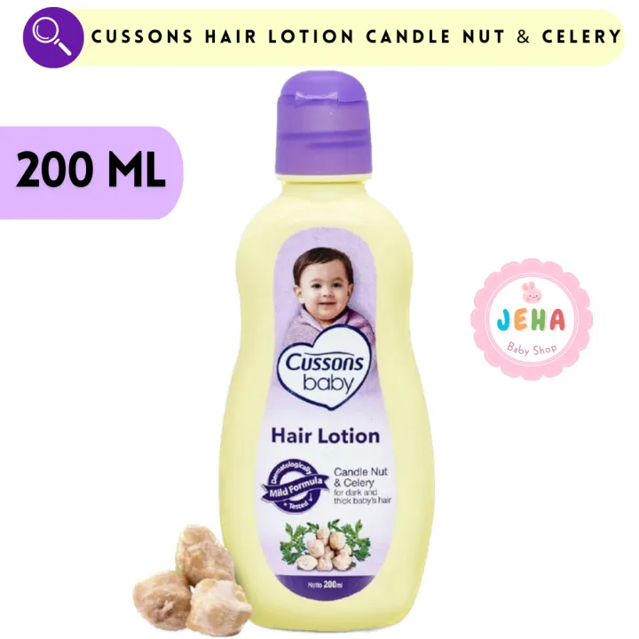 Cussons Baby Hair Lotion Candle Nut & Celery 200 ml - Minyak Rambut ...