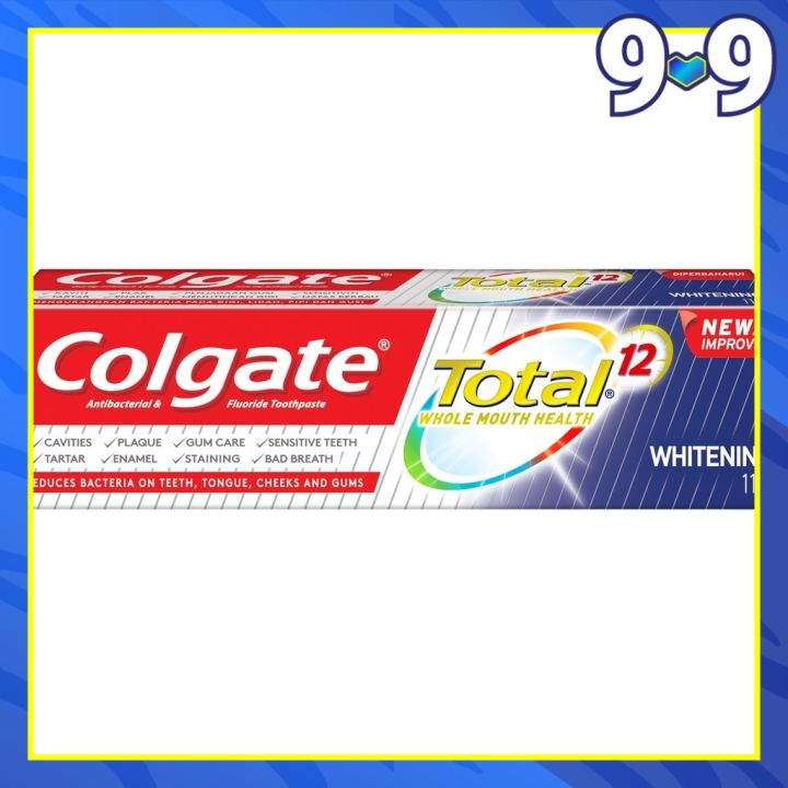 CY COLGATE TOTAL WHITENING TOOTHPASTE 110g | Lazada